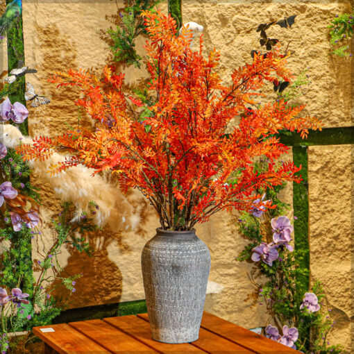 Round Gray Clay Pot - Royal Plants & Flowers